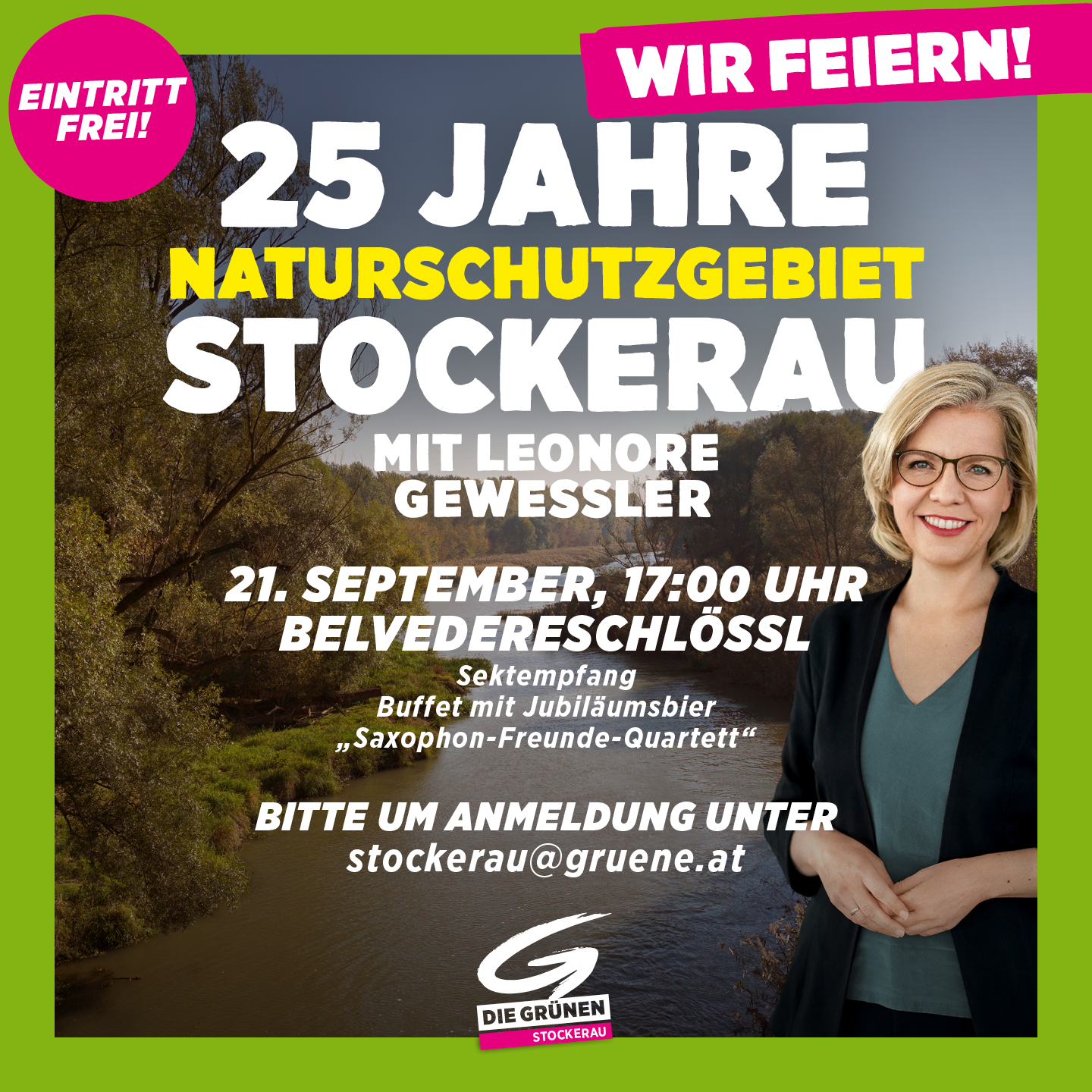 25 Jahre Naturschutzgebiet Stockerau - Die Grünen Niederösterreich